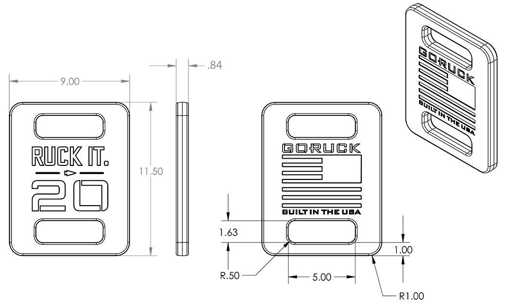Ruck Plates | Weights for Rucking | GORUCK