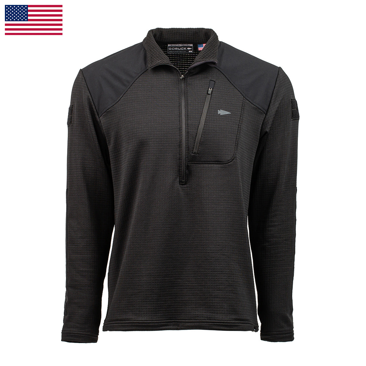 Indestructible Grid Fleece Half Zip | The GORUCK Grid Fleece Jacket